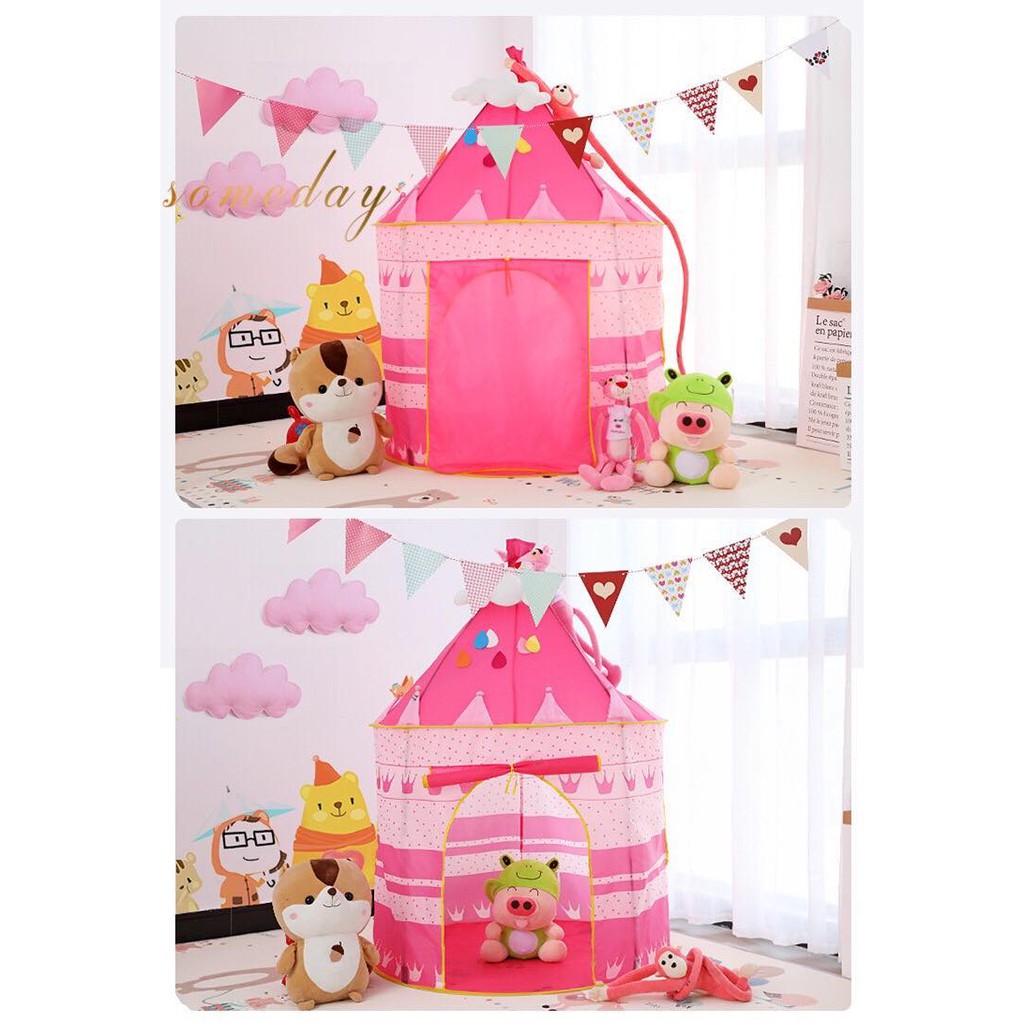 Someday Portable Folding Home Camping Kids Tent Castle Cubby House ...