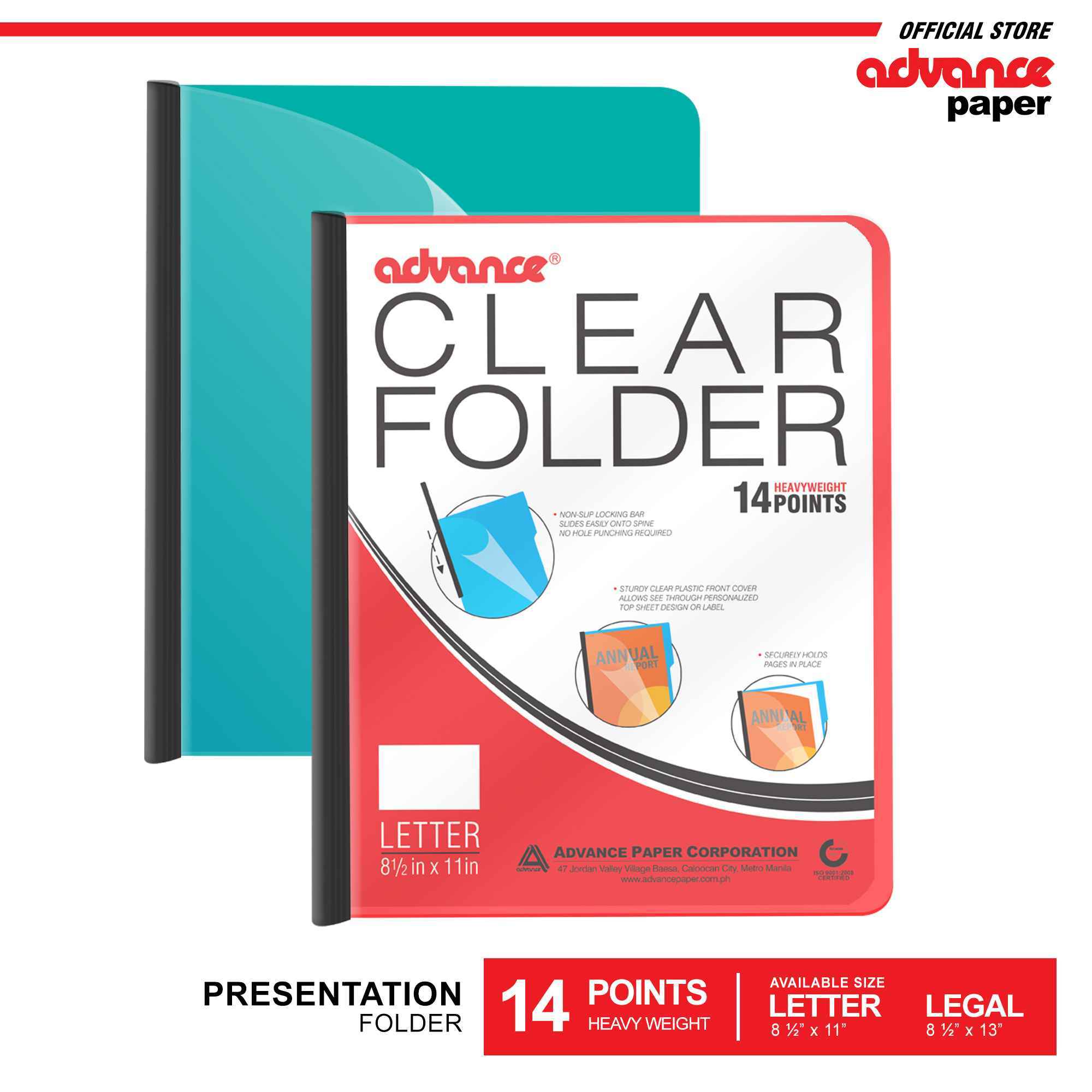Advance Clear Slide Folder (Presentation Folder)-5's | Lazada PH