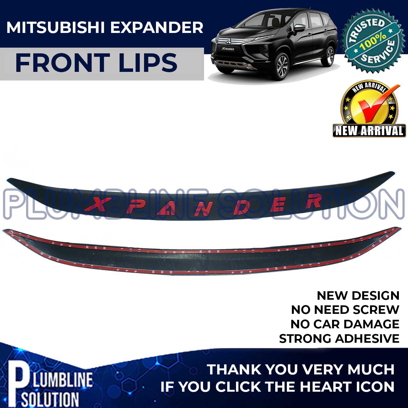 Bonnet Guard for Mitsubishi Xpander GLX / Cross GLS 2018 2019 2020 2021 ...