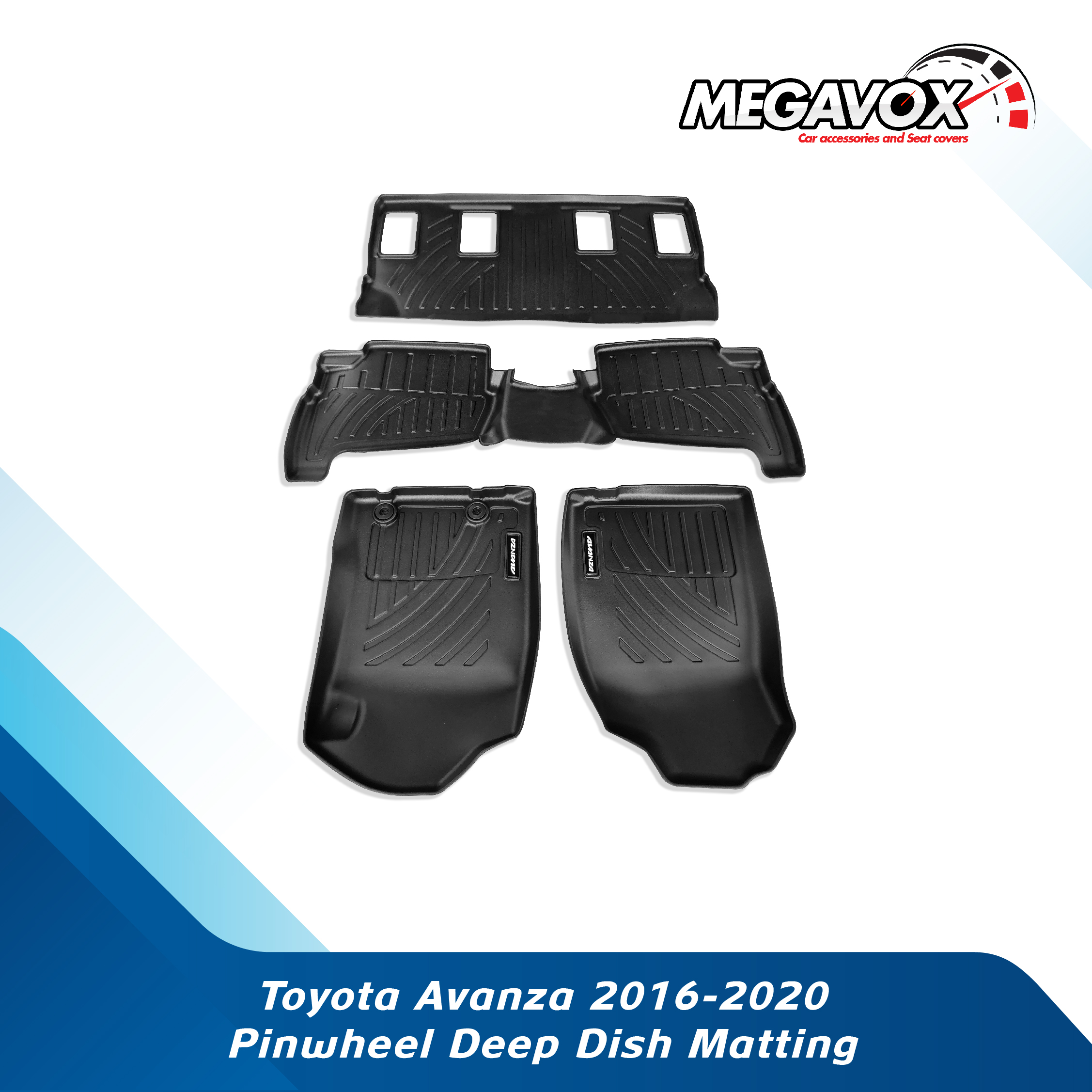 Toyota Avanza 2016-2021 (Thermoplastic Material) Pinwheel Deep Dish ...