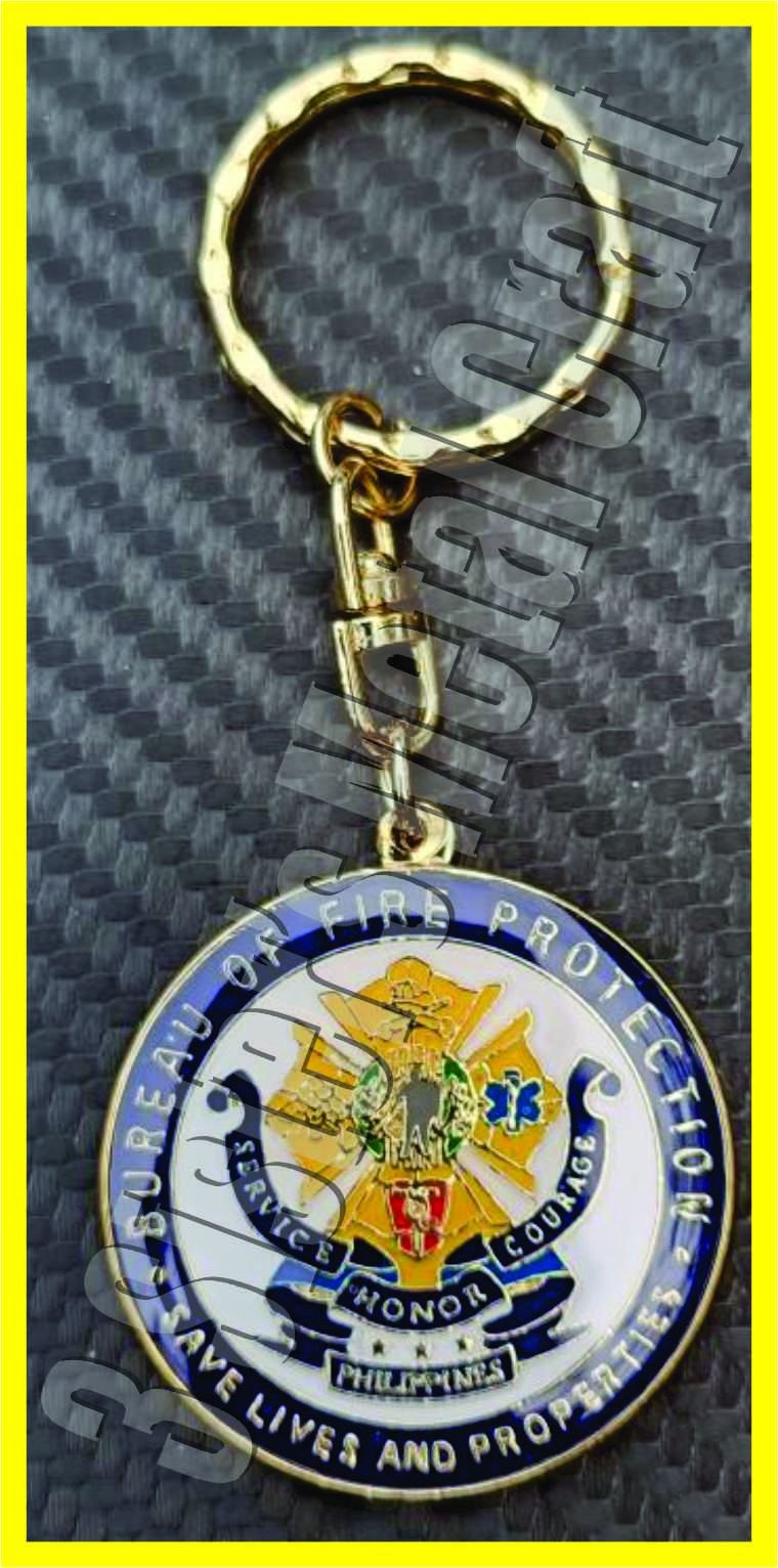 Bureau of Fire Protection (BFP) - keychain / Souvenir keychain, moulder ...
