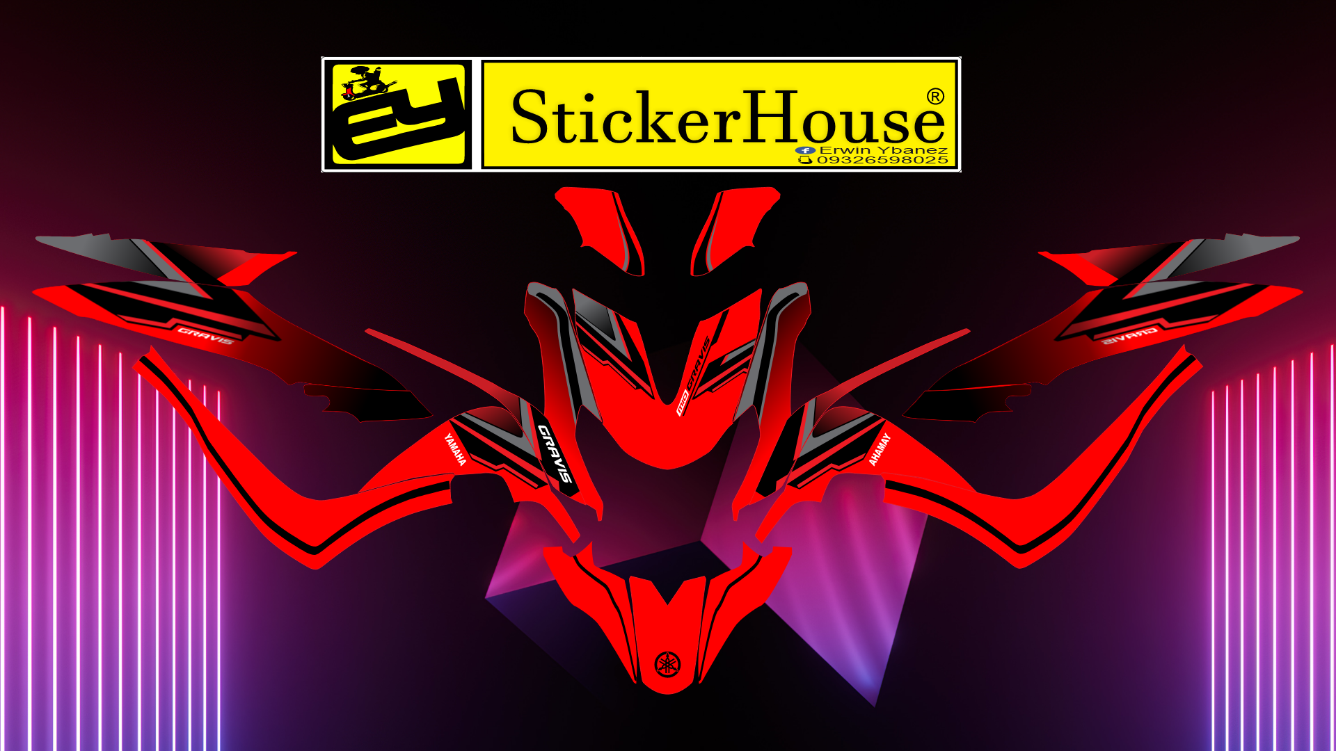 Yahama Gravis Decals Laminated | Lazada PH