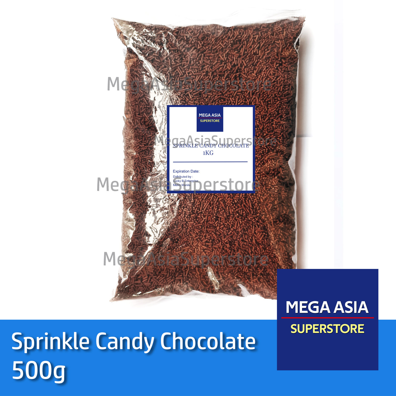 Mega Asia Sprinkle Candy CHOCOLATE Toppings 500g | Lazada PH