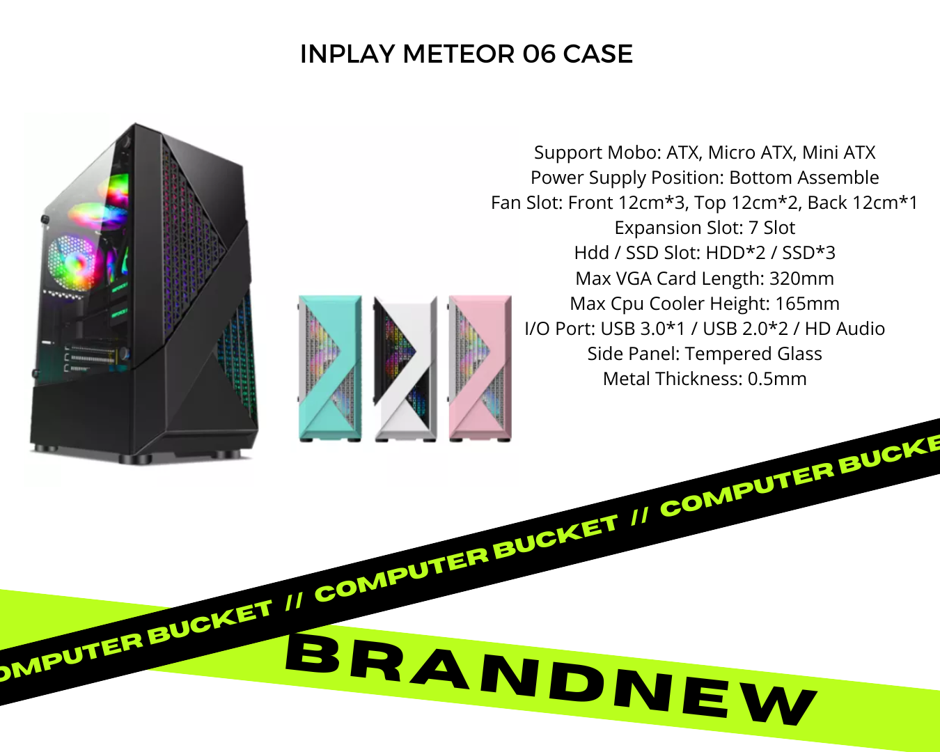 INPLAY METEOR 06 CASE DESKTOP | Lazada PH