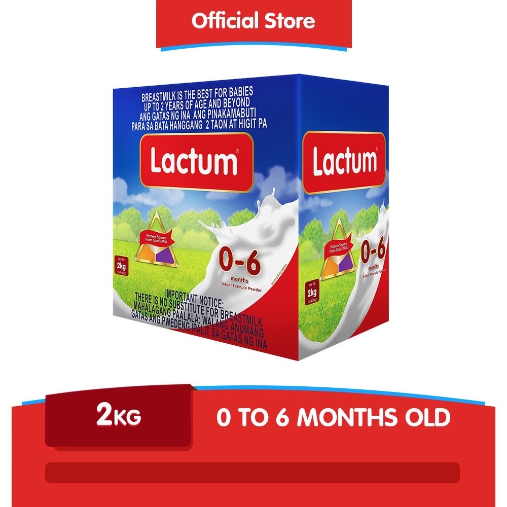 Lactum® 0-6 mos old Infant Formula Powder 2kg | Lazada PH