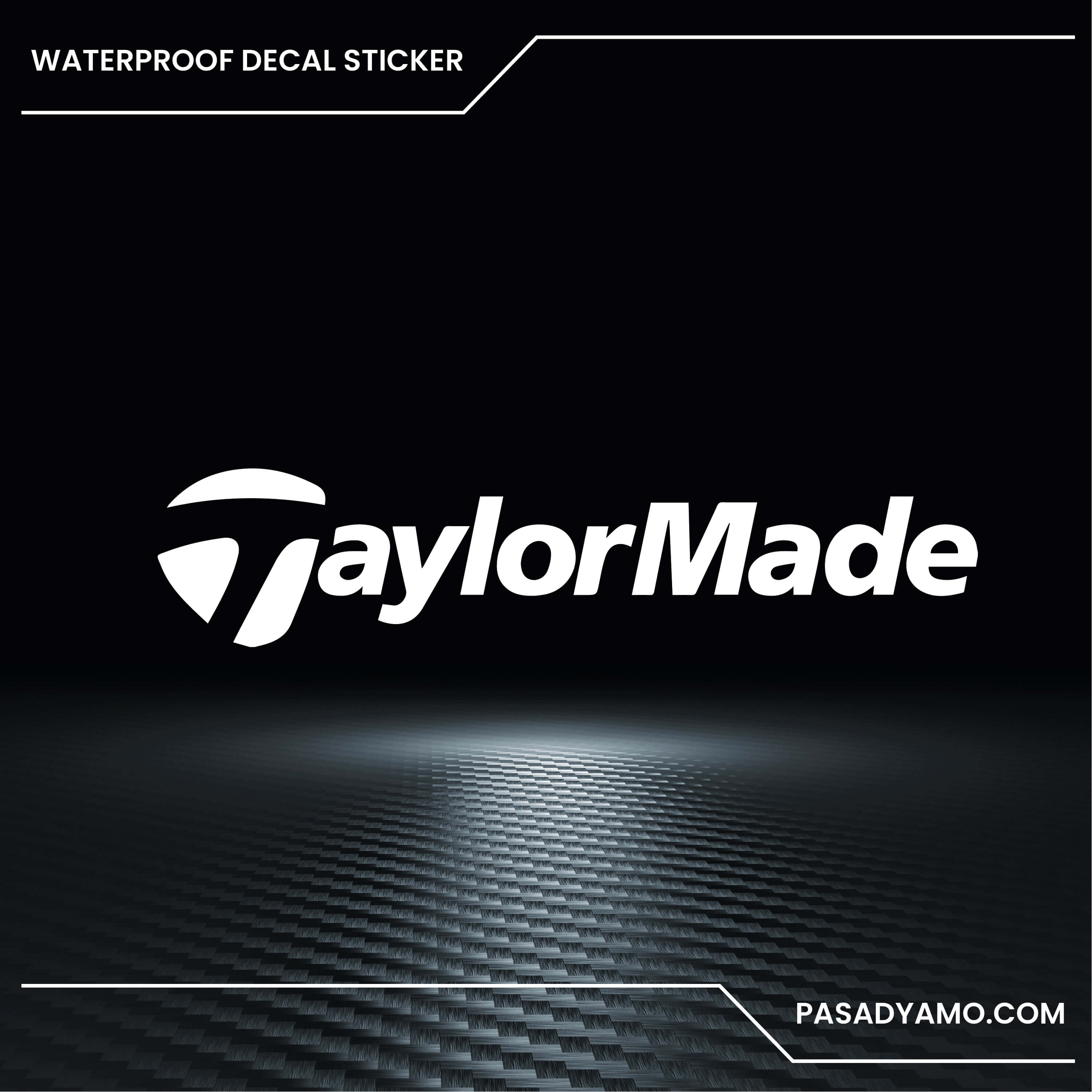 Taylormade Golf Logo Decal Sticker for Cars Motorcycles Laptops ...