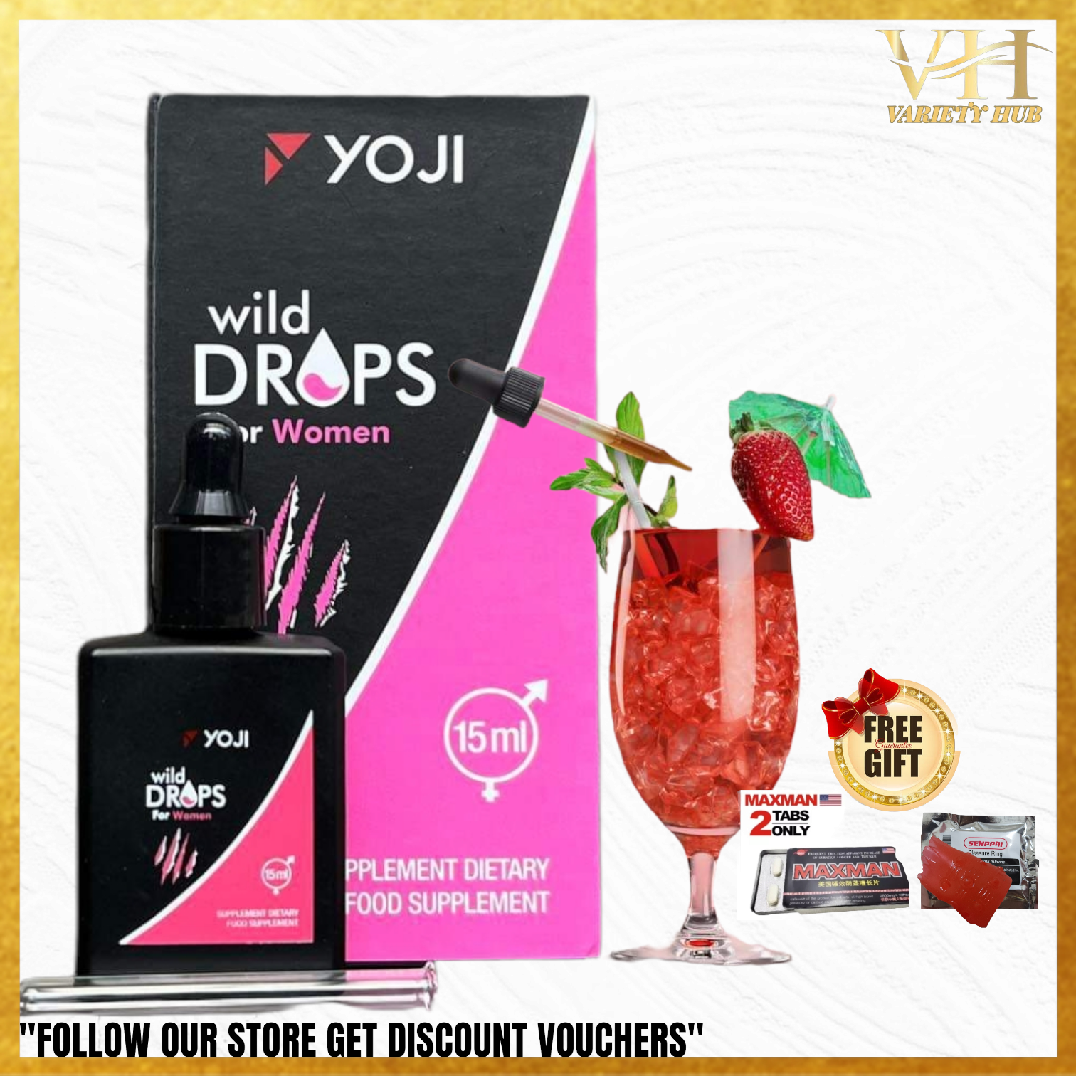 Authentic Wild Drops for Women with Freebies Made in Poland 15ml ...