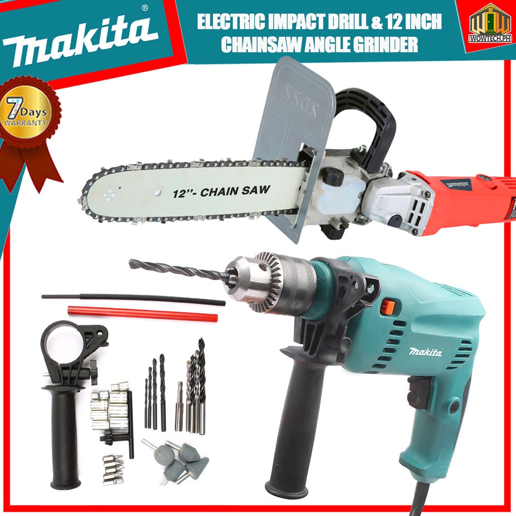 Makita Electric Drill Set Drill And Grinder Grinder Barena Drill Set ...