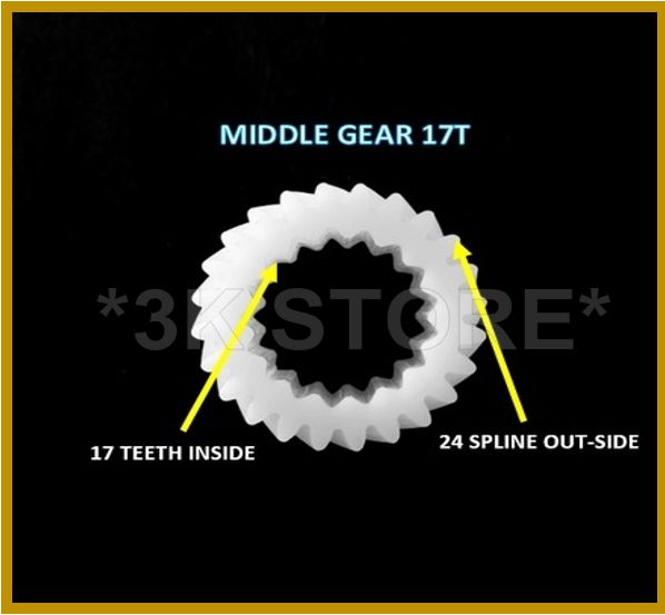 Center/Middle Gear Inside For Gearcase Washing Machine sold per Piece ...