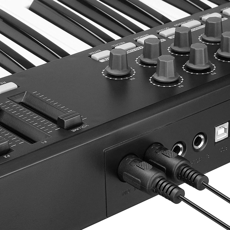 USB MIDI Cable Converter USB Interface to In-Out MIDI Cord Works for PC ...