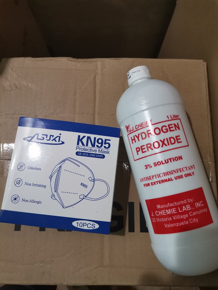 Hydrogen Peroxide 3% 1Liter and KN95 Face Mask | Lazada PH