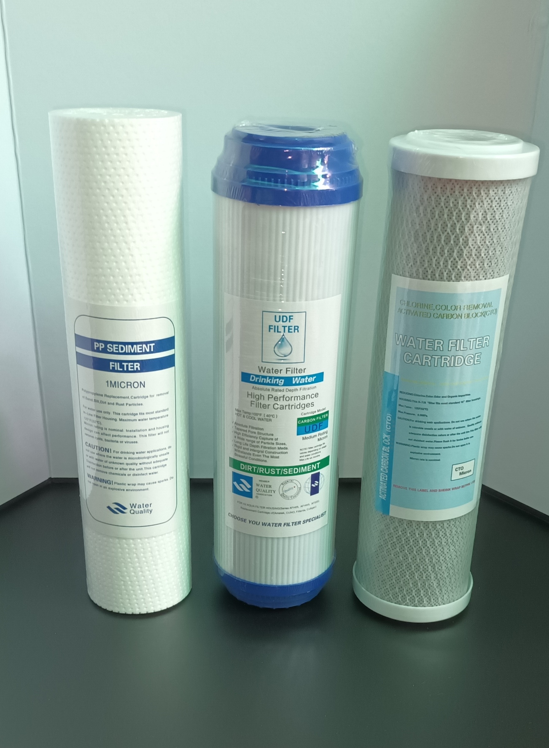 3pcs Set - All 10 inch x 2.5inch - SLIM 10 Standard Size Water Filter ...