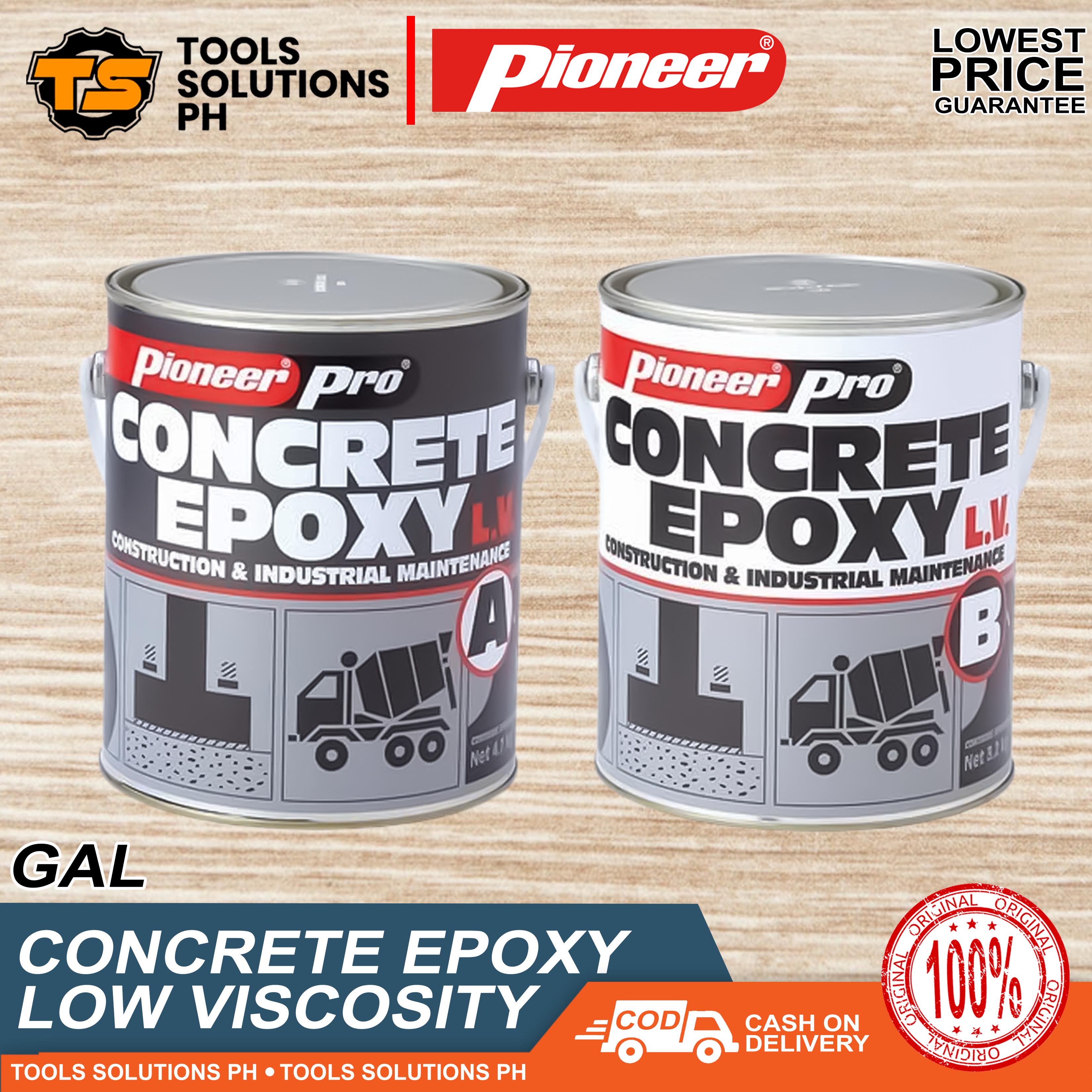 Pioneer Pro Concrete Epoxy Low Viscosity Gallon Set Part A and B | Lazada PH