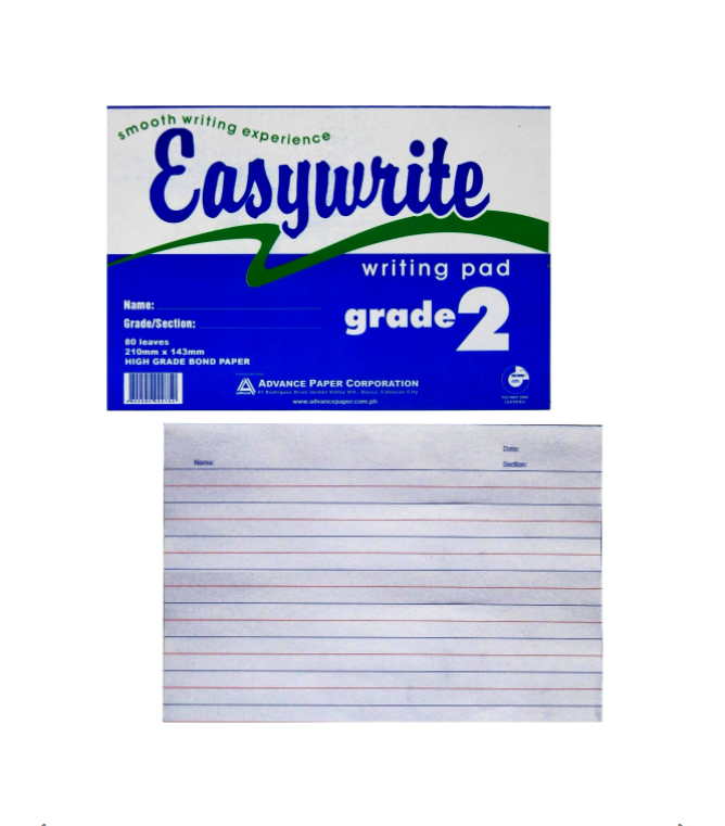 YMS Grade 2 Paper Pad Easy Write | Lazada PH