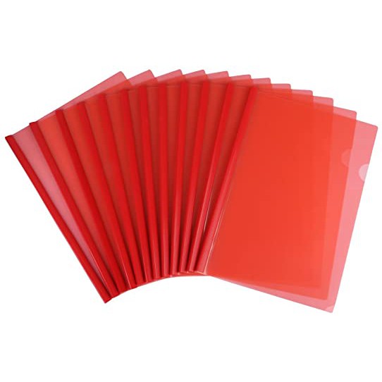 SAKURA Transparent Report Cover Slide-Grip, FC size, Random Colors ...