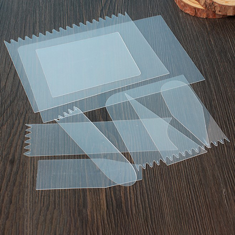 Zozo 【Flash Sale】9 Pcs เค้ก Scraper ครีมไม้พายมีดตัดเค้ก Pastry Mold ...