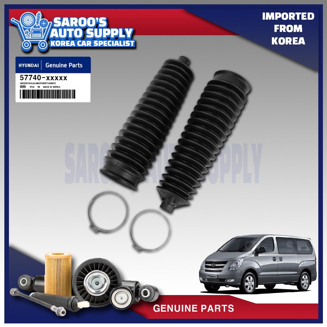 [Genuine] Rack And Pinion Boot / Steering Gear Box Bellows / Rack and ...