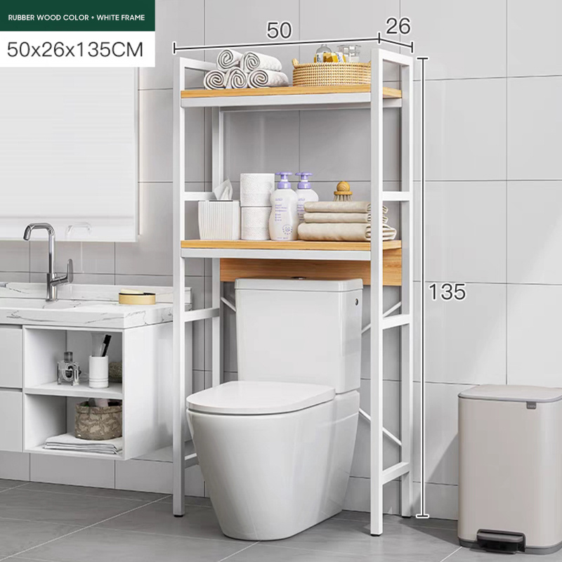 3 Tiers Bathroom Shelves Rack Toilet Cabinet Shelf Balcony Washing ...