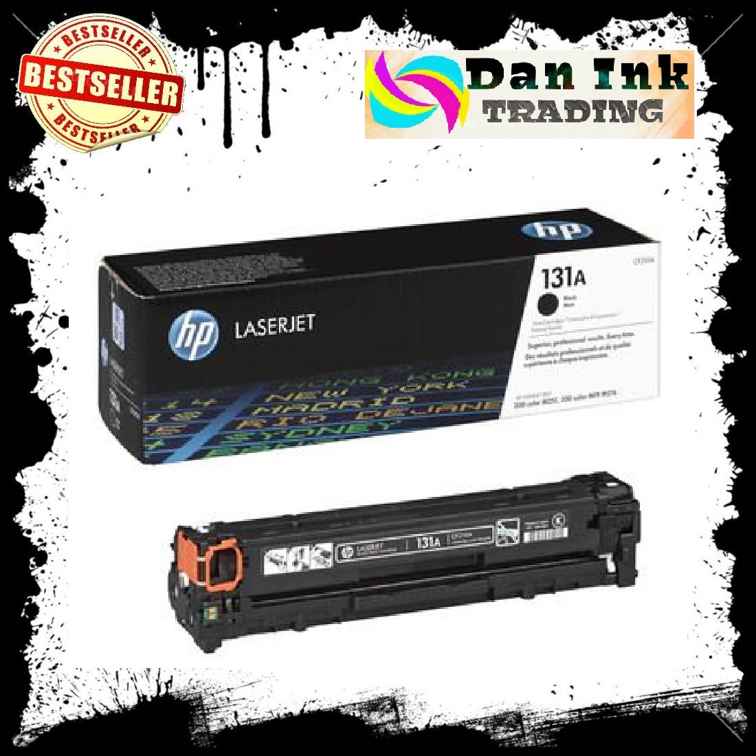 HP 131A (CF210A) Black Original LaserJet Toner Cartridge | Lazada PH