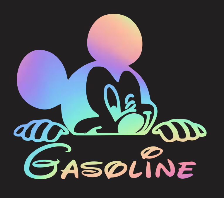 Mickey Mouse Car Fuel Tank Sticker Decals Waterproof | Lazada PH