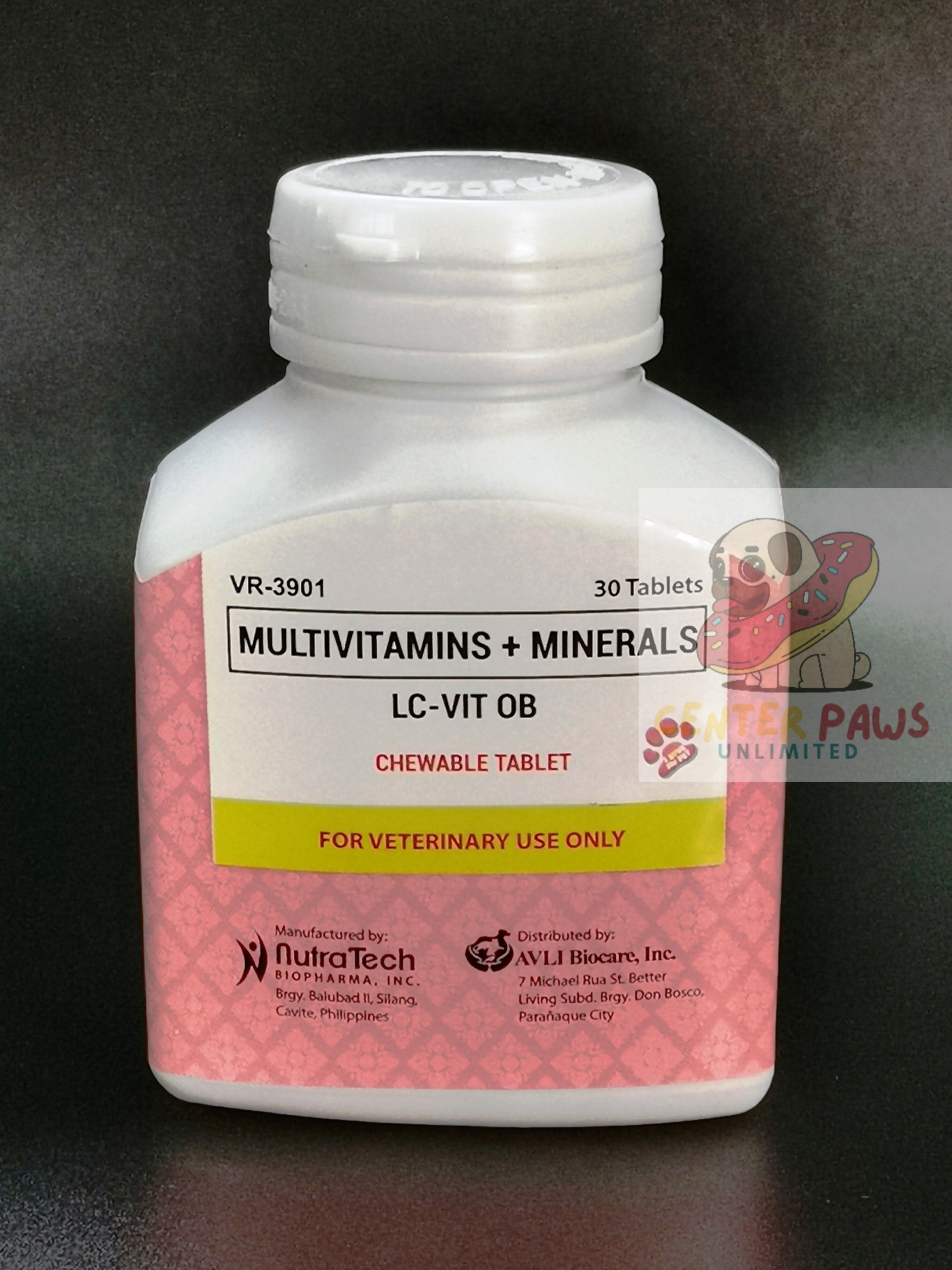 (Best Deal) LC-Vit OB Multivitamins + Minerals (30 Chewable Tablets LC ...