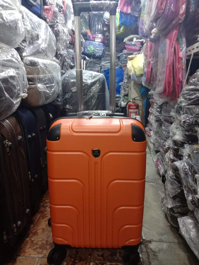 Travel Luggage Medium Size Maleta For Travelling 4 Wheels Rubberize ...