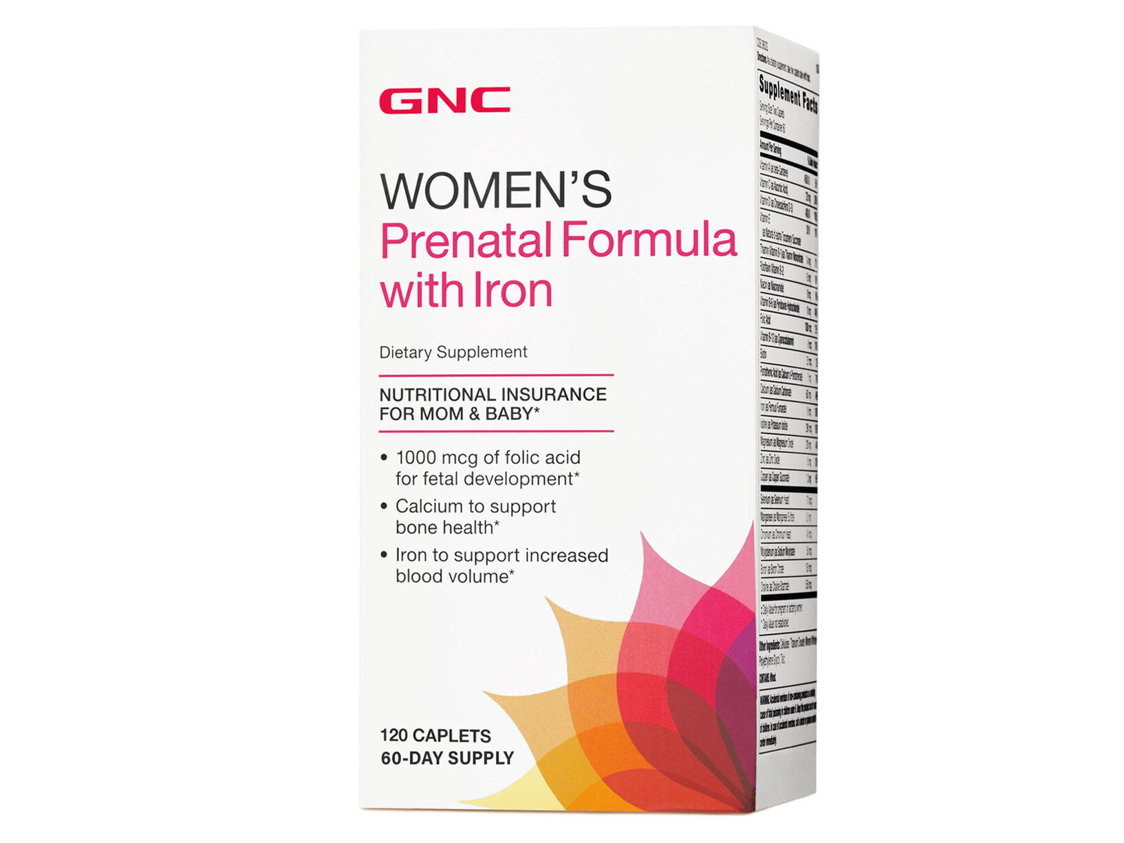 GNC Women's Prenatal Formula With Iron (120 Caplets) | Lazada PH