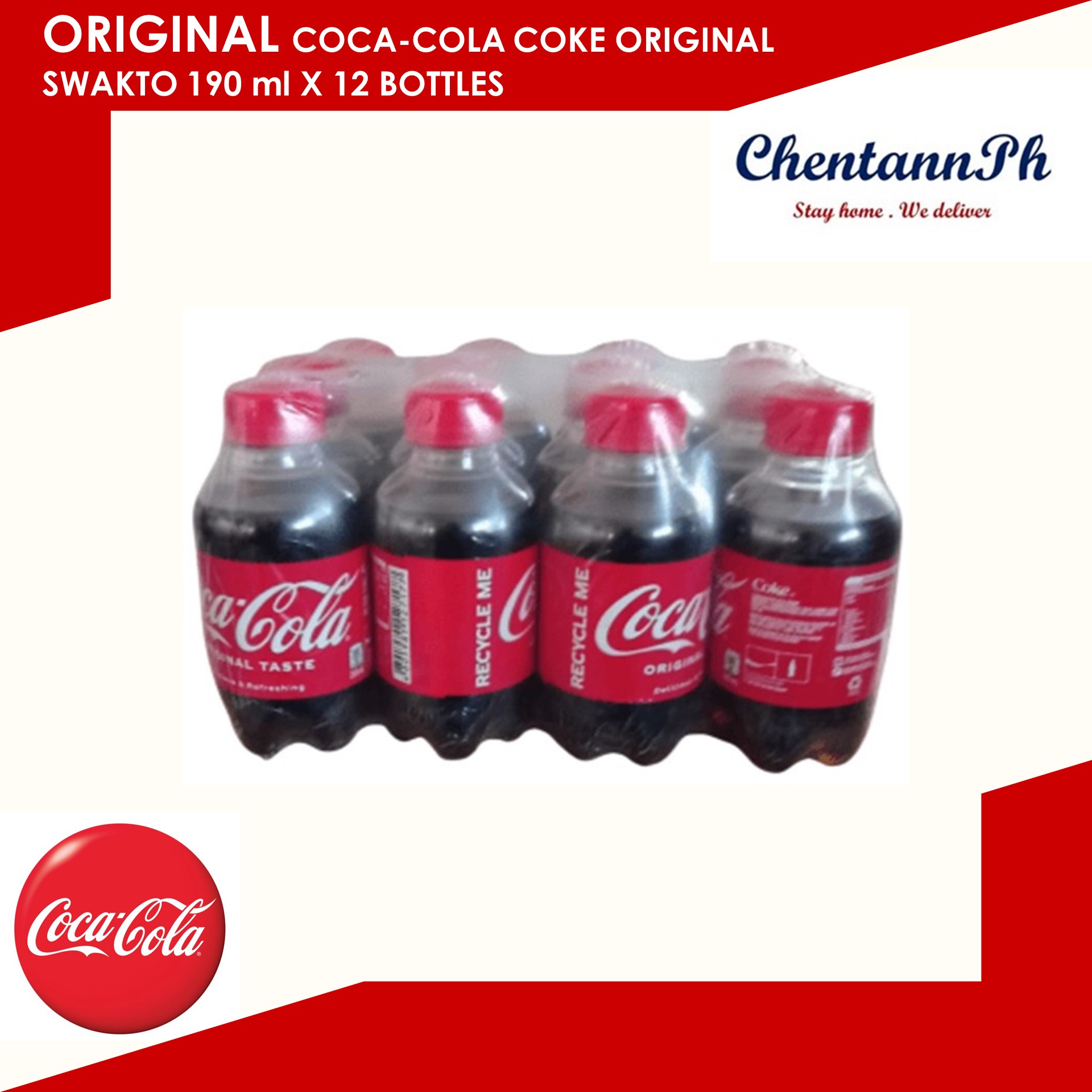 1 CASE - Authentic COCA-COLA COKE Swakto Original Taste Softdrinks ...