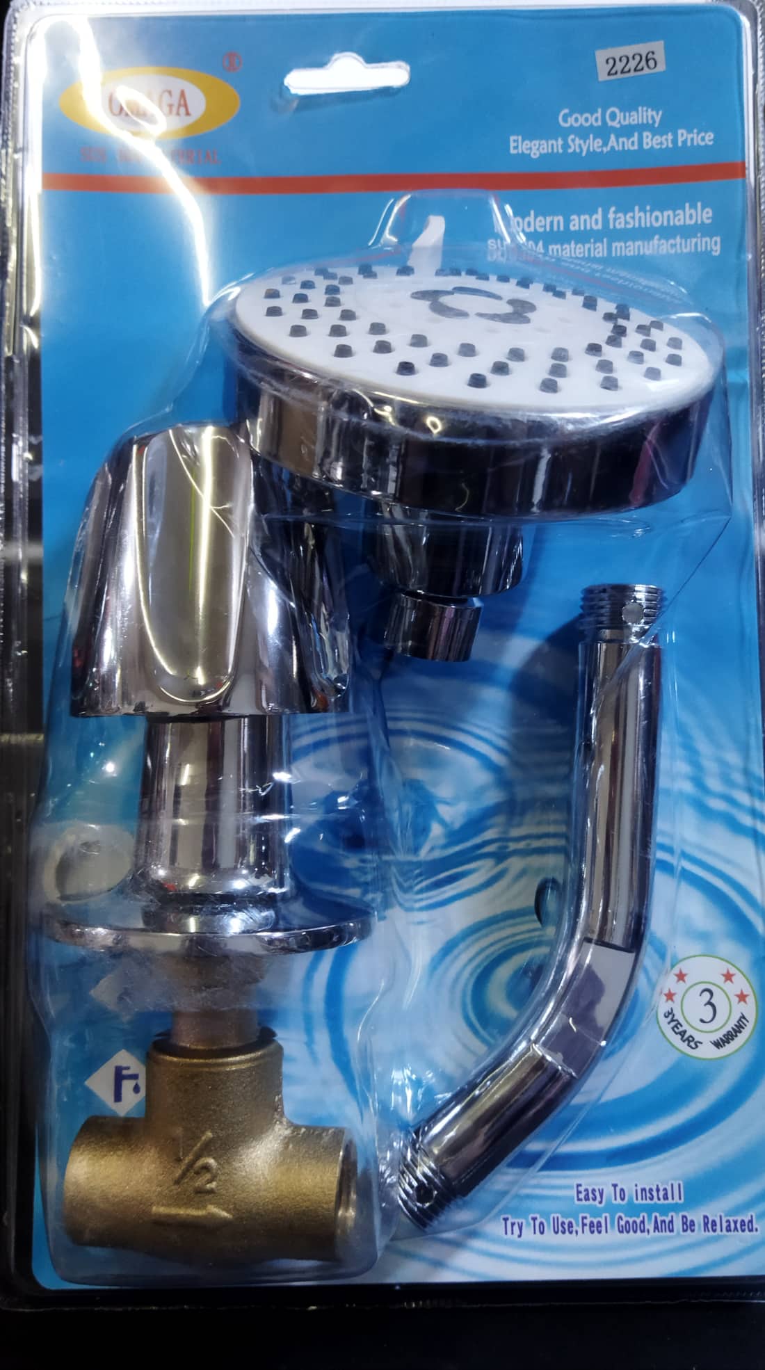 SUS 304 Shower head with shower valve 1/2 | Lazada PH