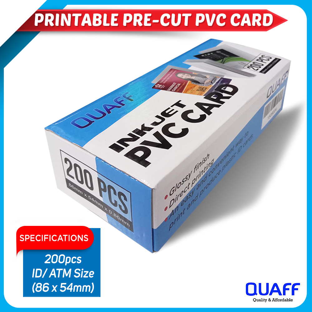 ePrinthings Ph- Direct Printable PVC Pre-cut Cards for Direct ID ...