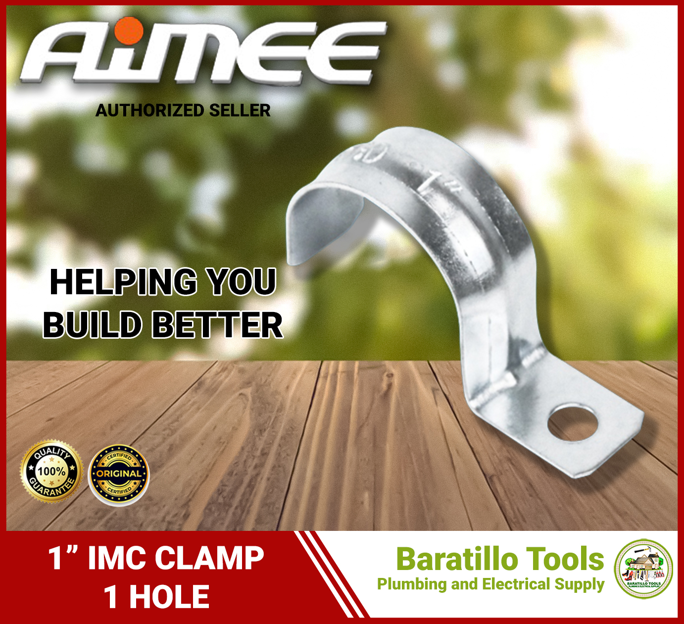 HEAVY DUTY IMC Clamp 1 Hole 1/2", 3/4", 1", 1 1/4",1 1/2", 2", 2 1/2 ...