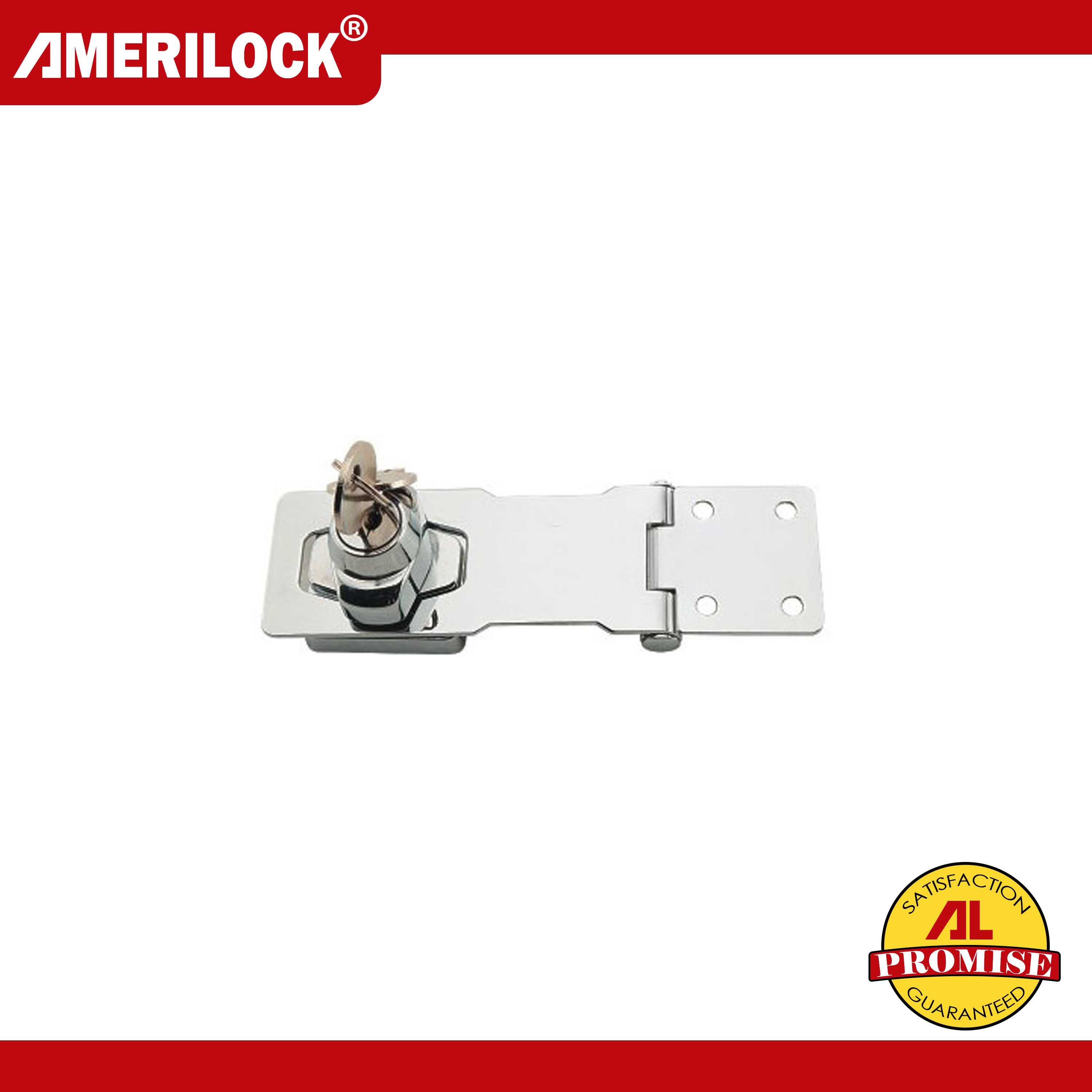 AMERILOCK Keyed Hasp Lock with Twist Knob for Cabinet, Furniture ...