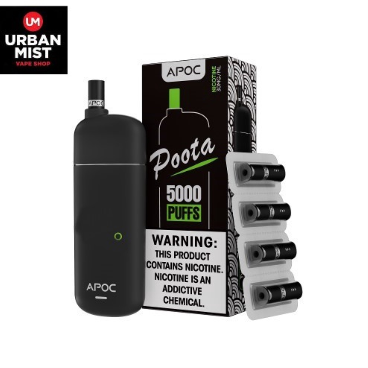 vape Apoc POOTA Disposable 3 5000 Puffs Original | Lazada PH