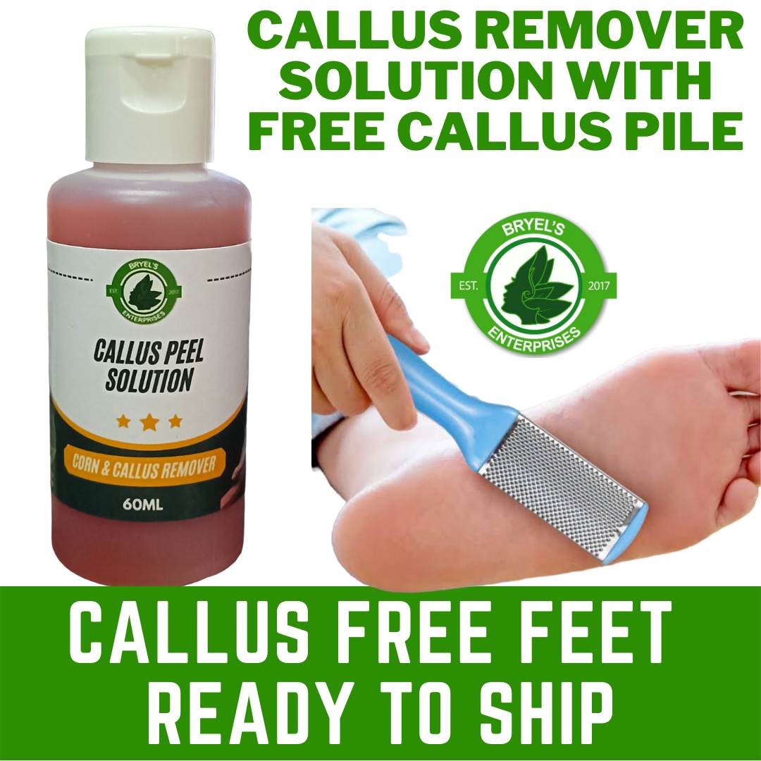 ⚡ TOPGLOW Callus Remover Set with file(60ml Callus Peel Remover +1 File ...