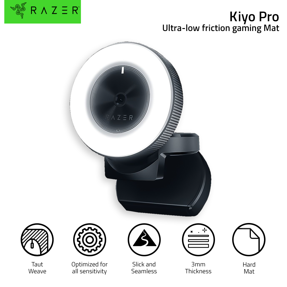 RAZER Kiyo Full Camera Control 4MP with Ringlight PC Webcam | Lazada PH
