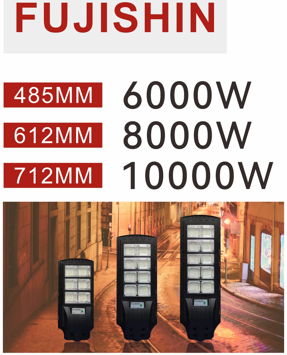 Fujishin 6000 Watts 8000 Watts 10000 Watts Solar Light Outdoor ...