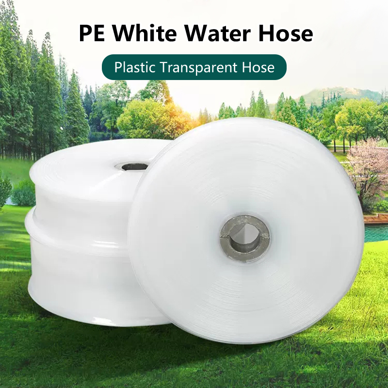 2” 3” 4” PE Hose Flat White Hose 10M-100M Flex Discharge Duct Hose 0 ...