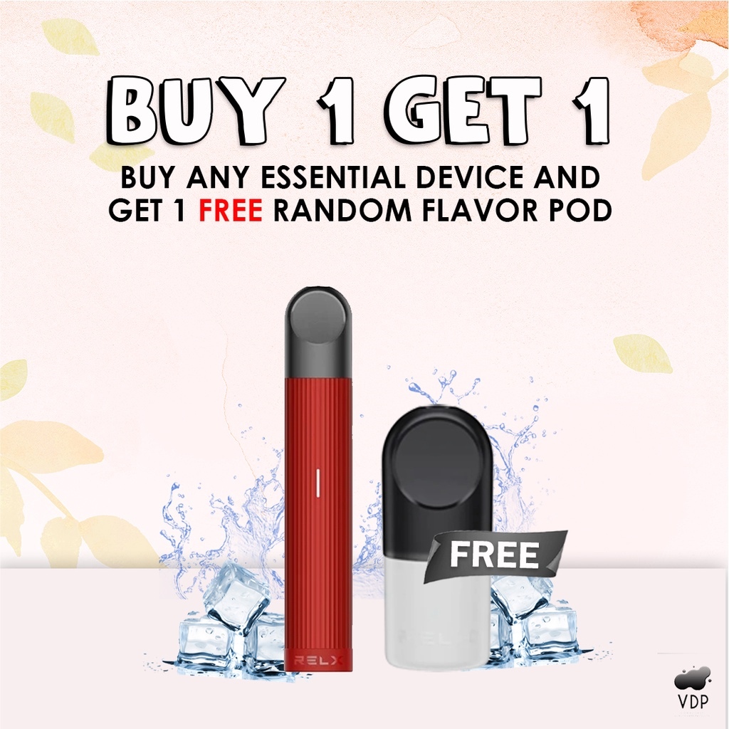 Essential Device With 1 FREE RANDOM POD Compatible with Relx Infinity ...