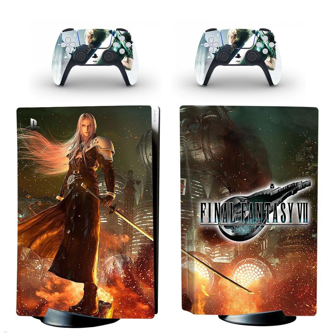 Final Fantasy PS5 Disc Edition Skin Sticker Decal Cover for PlayStation ...