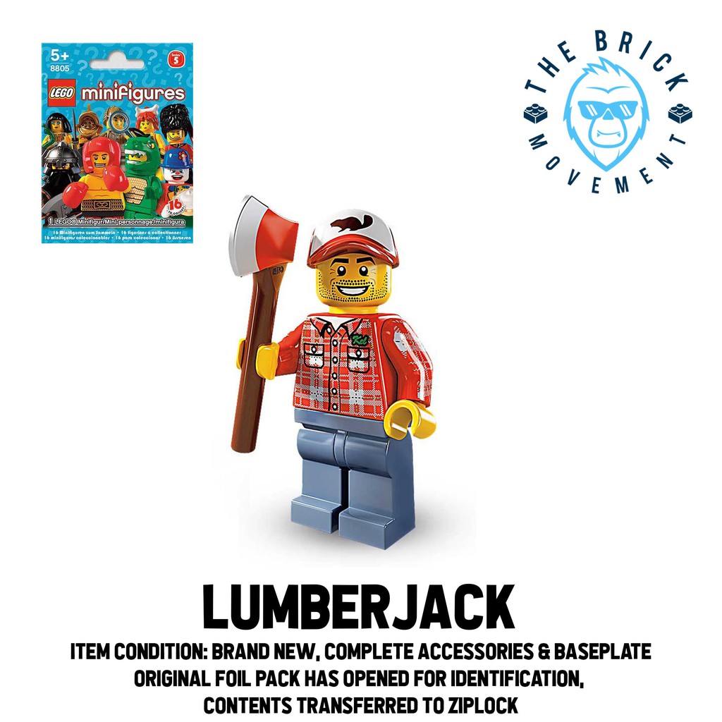 LEGO® Collectible Minifigure Series 5: Lumberjack Minifiguremup | Lazada PH