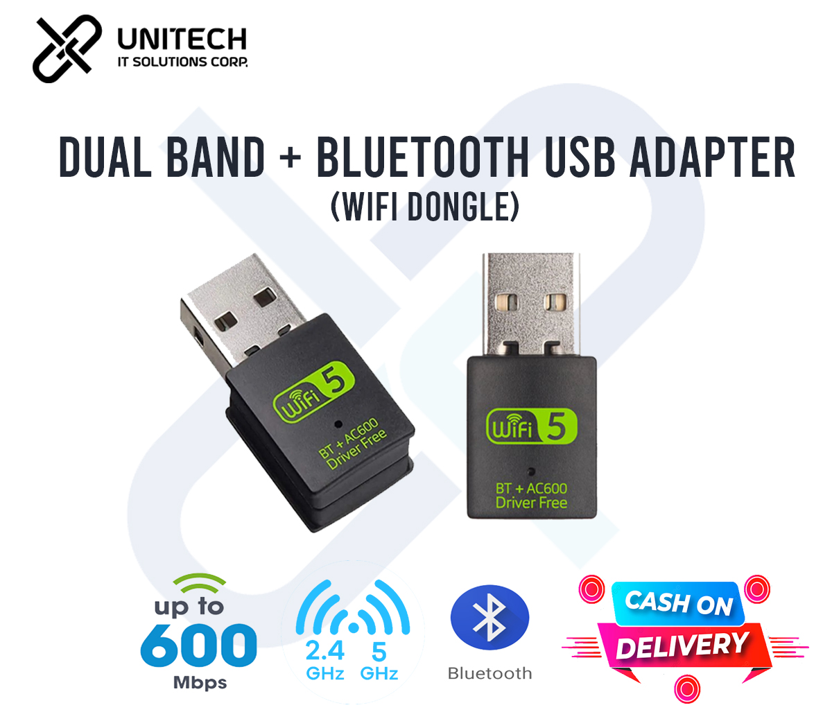 Dual Band + Bluetooth USB Adapter (Wifi Dongle) | Lazada PH