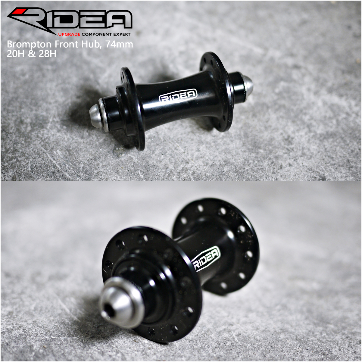 RIDEA Front Hub For Brompton (74mm) | Lazada PH