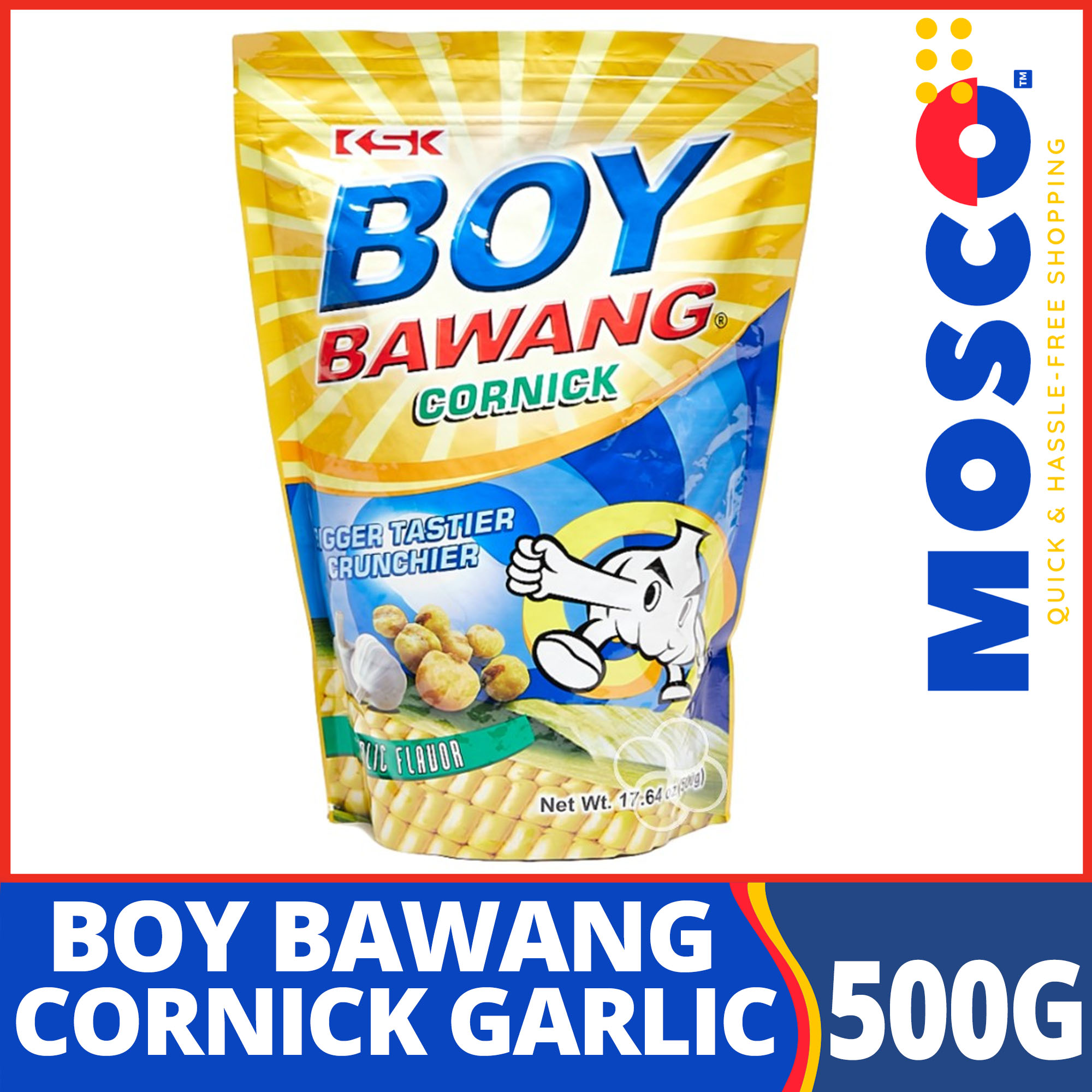 Boy Bawang Cornick Garlic Flavor 500g | Lazada PH