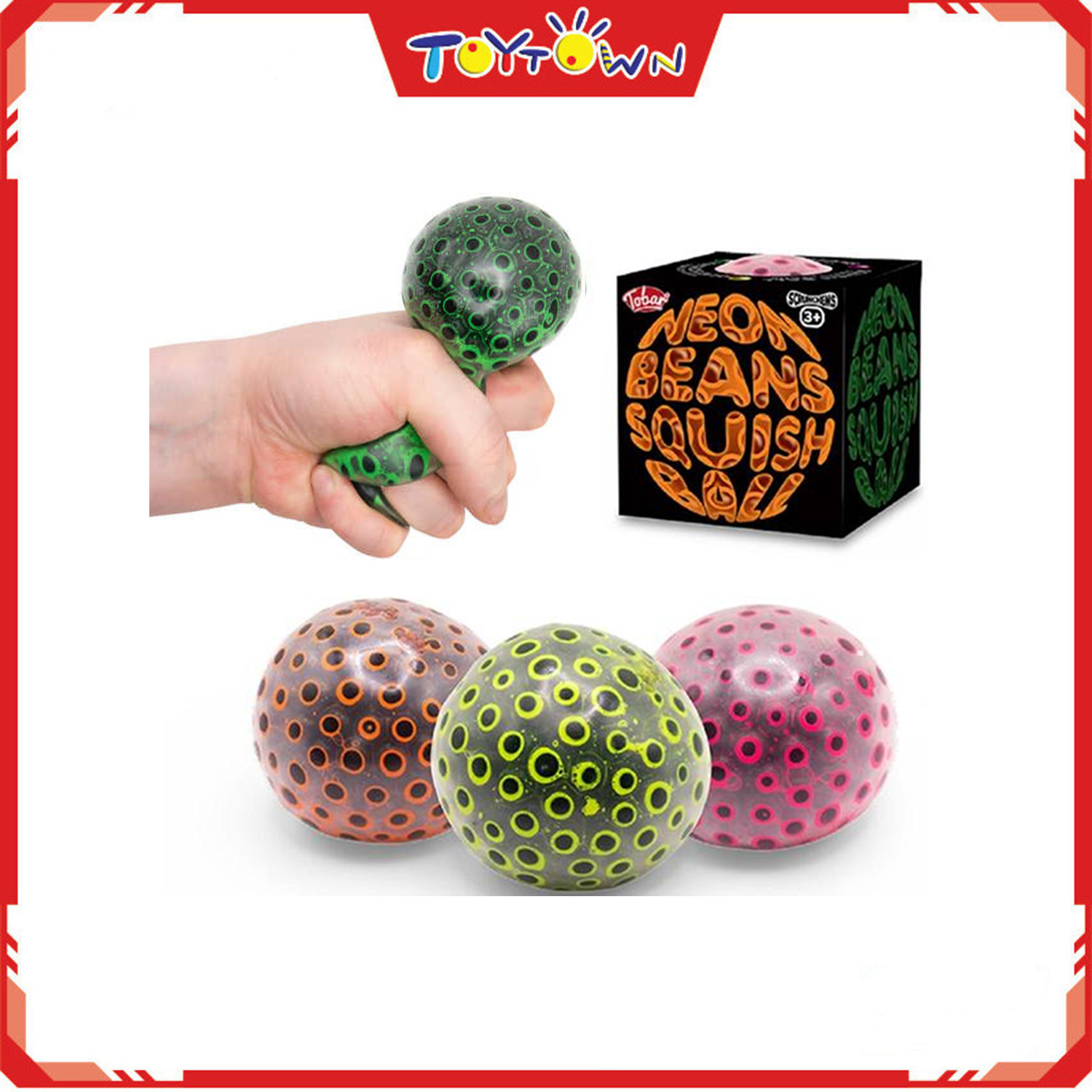 Tobar - Scrunchems Neon Beans Squish Ball | Lazada PH