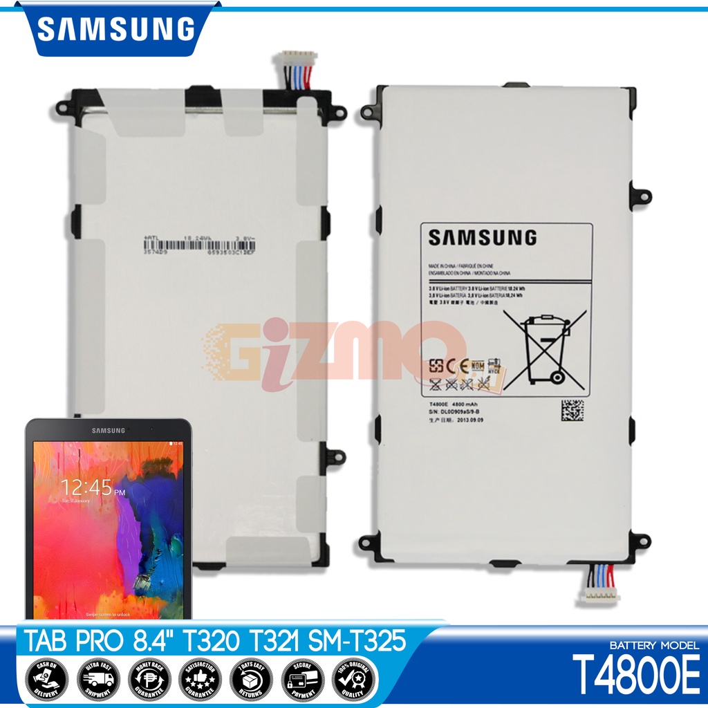 Samsung Galaxy Tab Pro 8.4 T320 / T325, Model T4800E Battery, Original ...