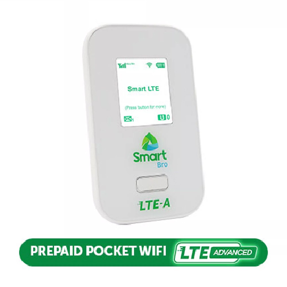 Smart Bro Prepaid LTE-A Pocket WiFi CAT 6 (EVOLUZN PR4) with FREE 100MB and P250 Bro Voucher OW ...