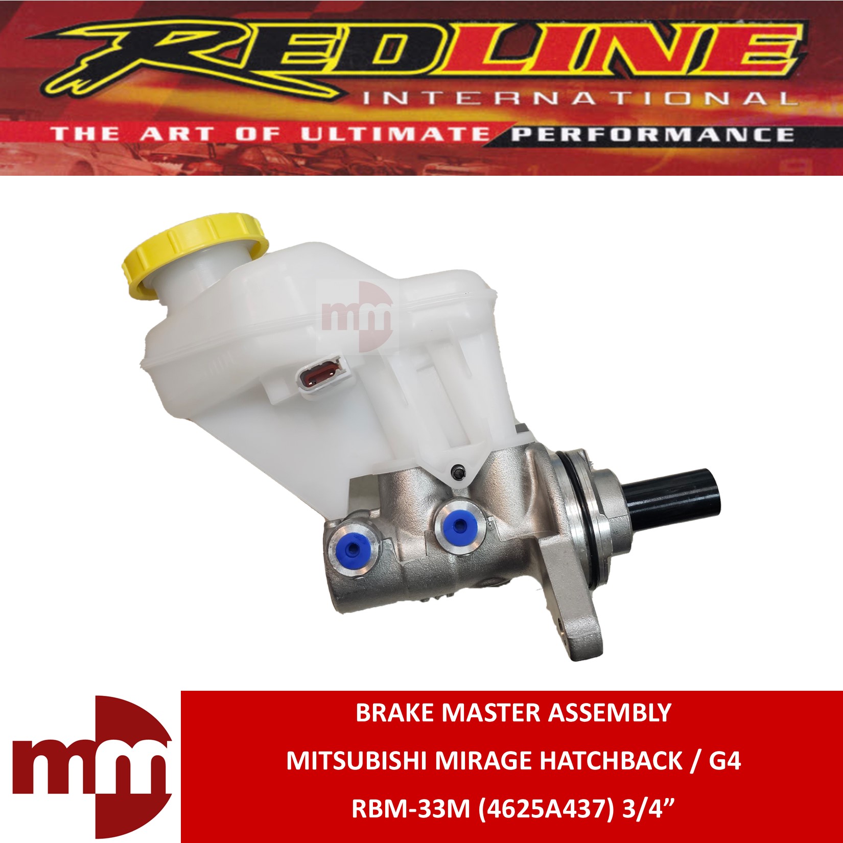 REDLINE Brake Master Assembly for MITSUBISHI MIRAGE HATCHBACK / G4 ...