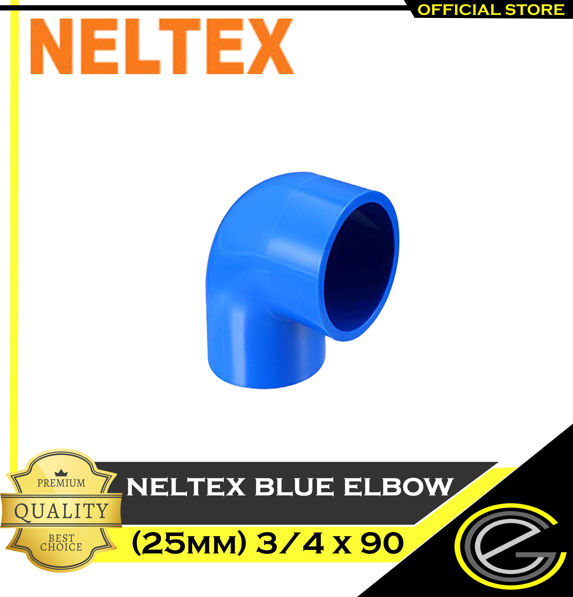 Neltex Blue Elbow PVC Fittings Waterline 25mm (3/4 inches x 90 degrees) 10 pcs | Lazada PH