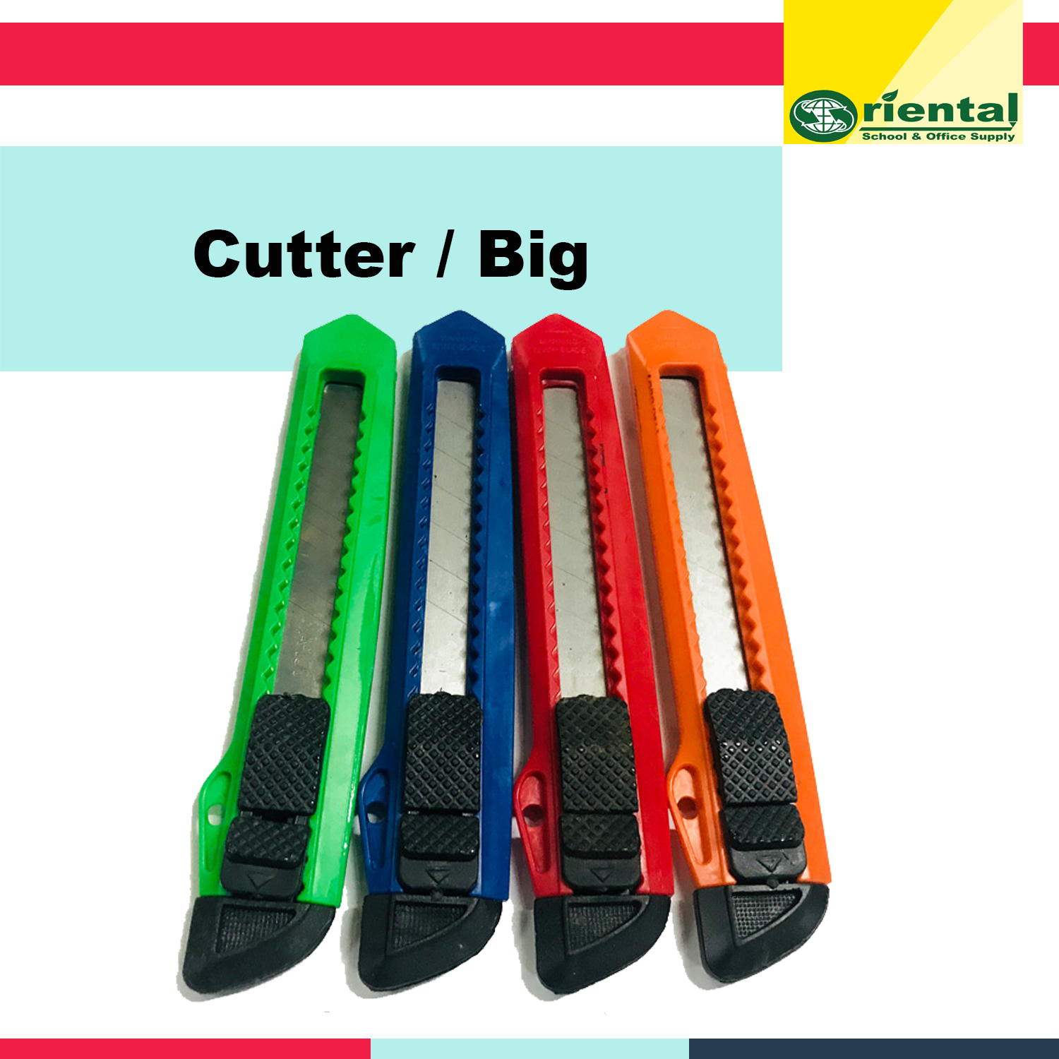 Ordinary Box Cutter Knife - Small and Big Sharp Cutter Blade Packaging ...