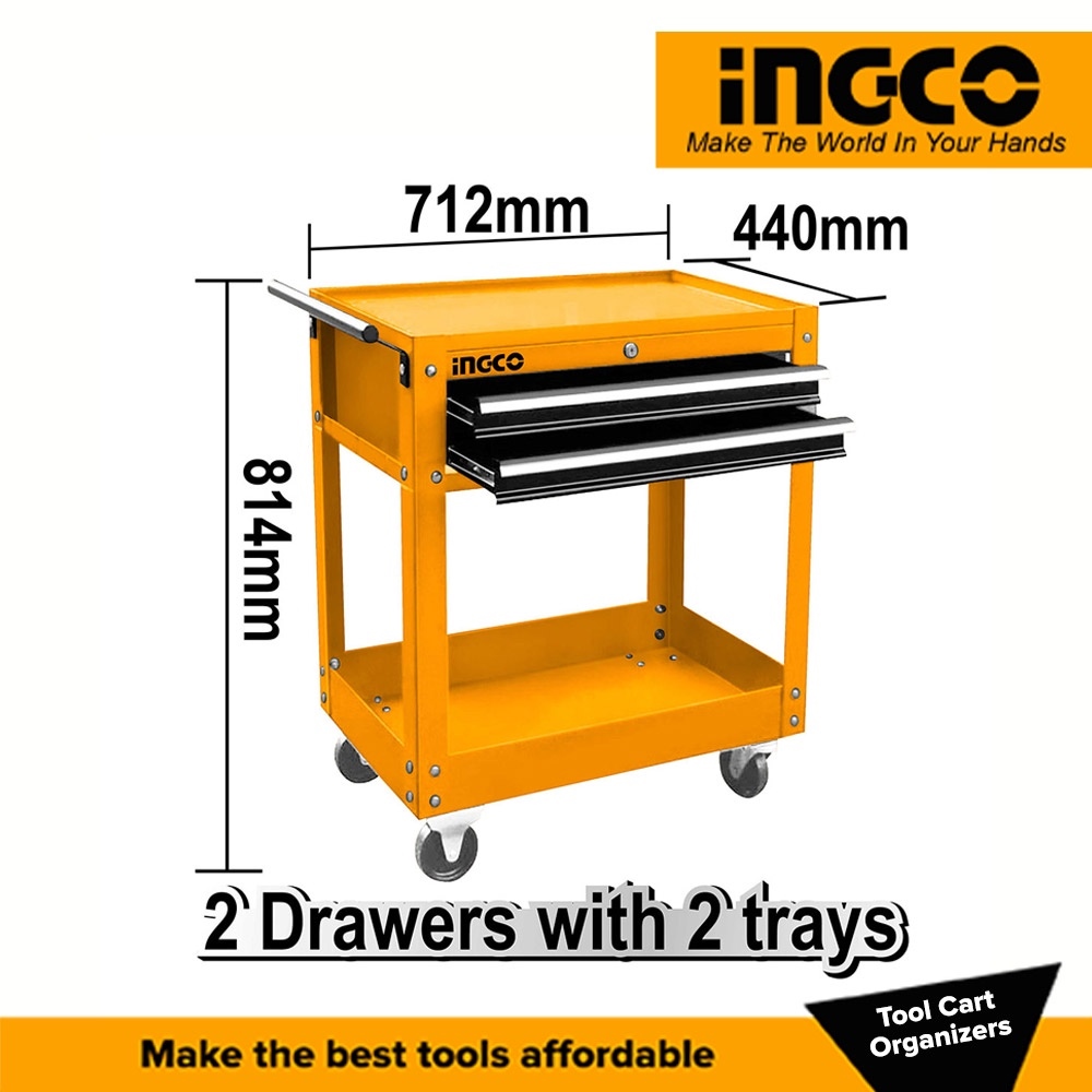 Ingco HPTCT021 Tool Cart Cabinet Drawer Organizer H | Lazada PH